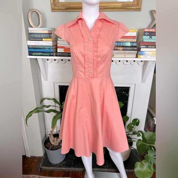 Source Unknown | Dresses | Retro Peach Aline Dress | Poshmark